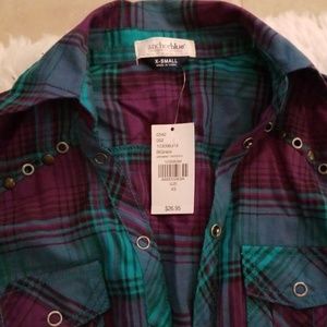 anchor blue | Shirts & Tops | Anchor Blue Plaid | Poshmark